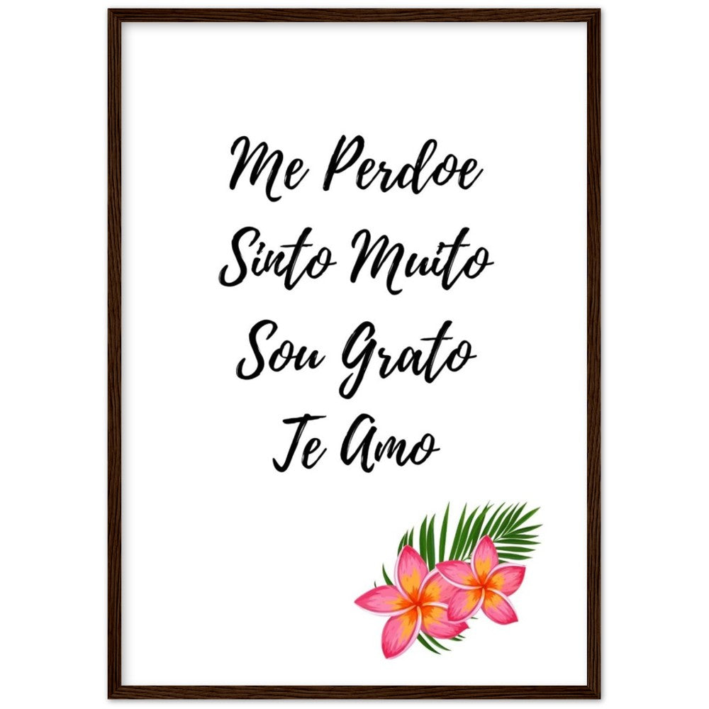 Quadro Ho'oponopono Brasil, Ho'oponopono Portugal, Palavras Ho'oponopo ...